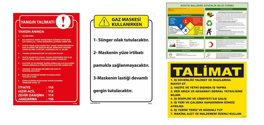 Talimatlar - Tarkan Reklam